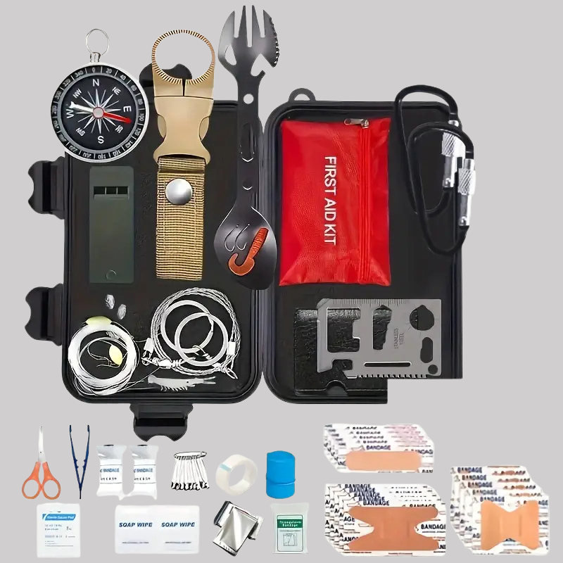 Compact 57‑in‑1 Survival First Aid Kit – All-in-One Emergency Gear for ...