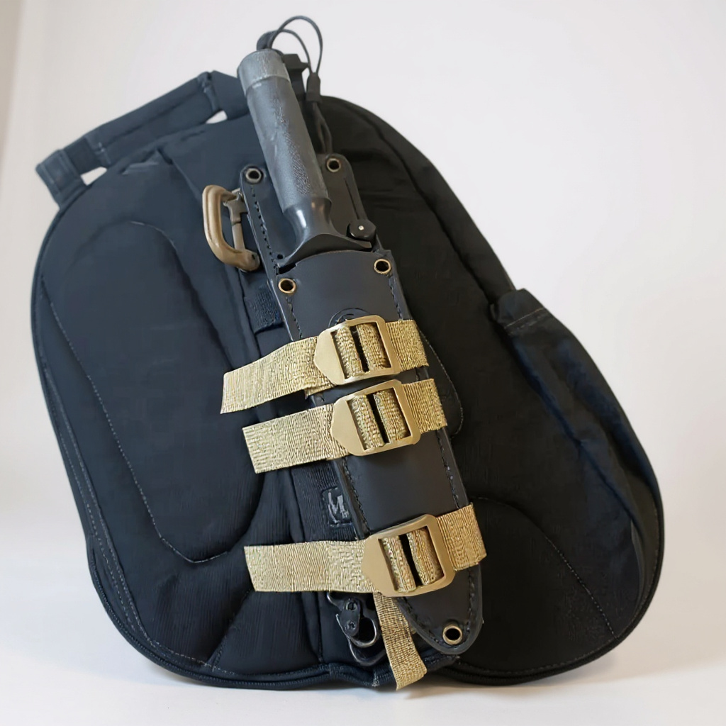 Tactical K-Sheath Quick-Pull Knife Holder – MOLLE-Compatible Durable ...