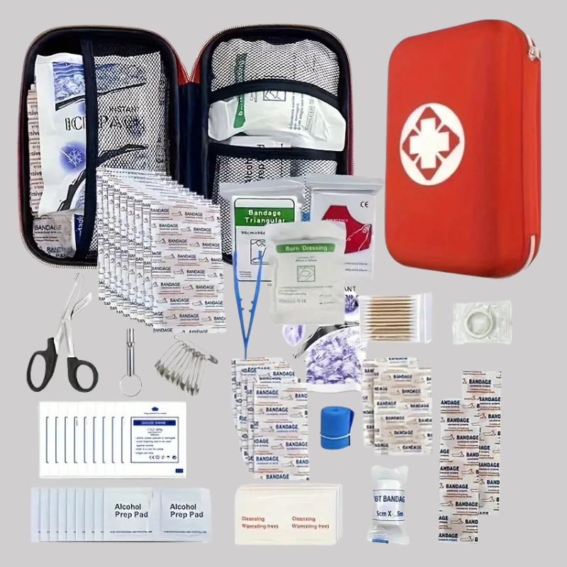 322‑Piece Essential First Aid Kit – Compact, Portable Emergency Medical ...